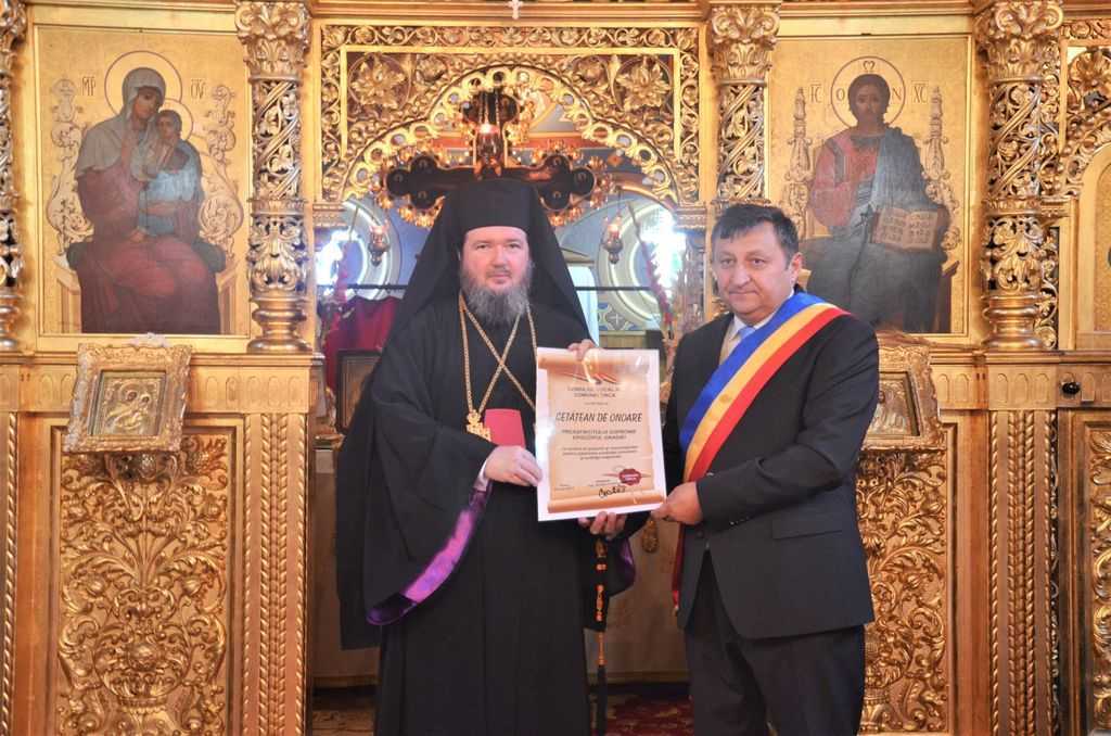PS Sofronie este cetățean de onoare al comunei orădene Tinca - Basilica.ro