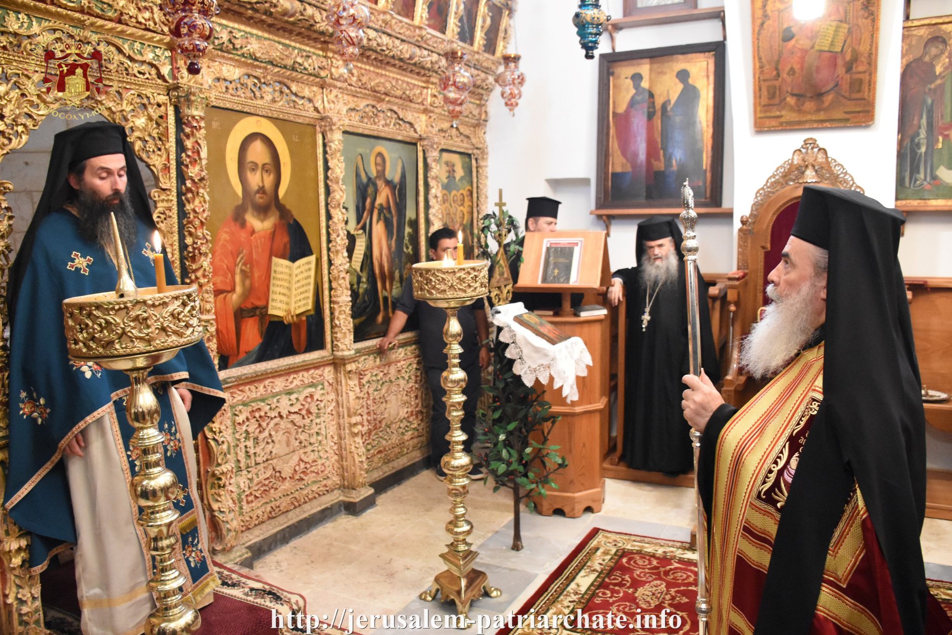 Sfânta Tecla a fost cinstită la Ierusalim, în prezenţa Patriarhului ...