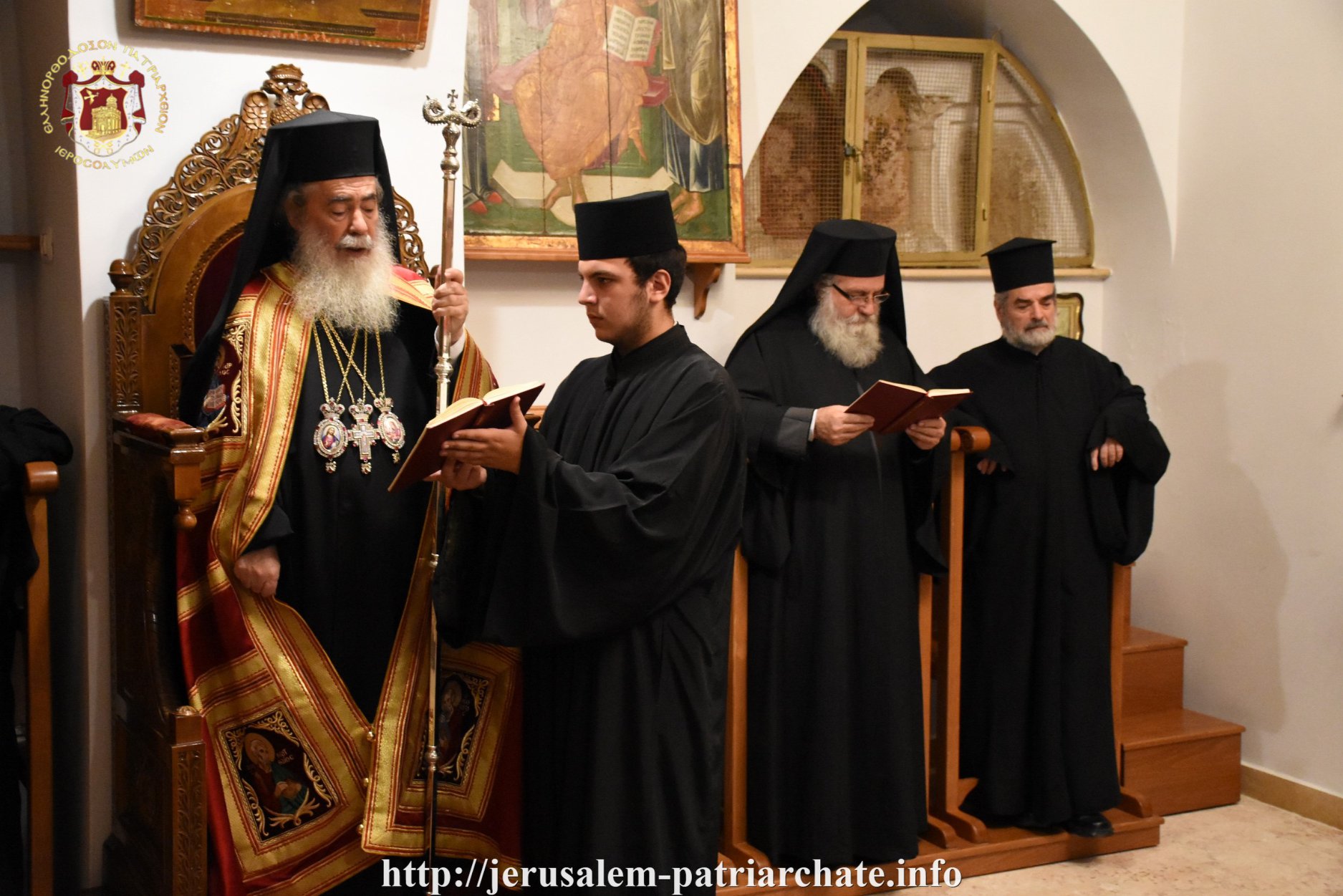 Sfânta Tecla a fost cinstită la Ierusalim, în prezenţa Patriarhului ...