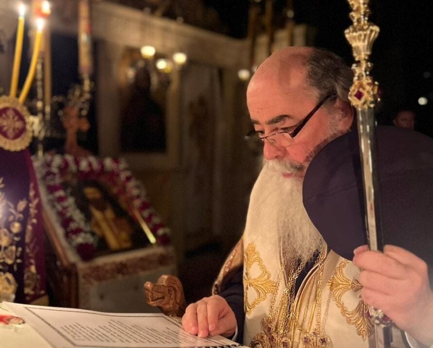 Patriarch Theophilos of Jerusalem celebrates feast day of St John Jacob ...