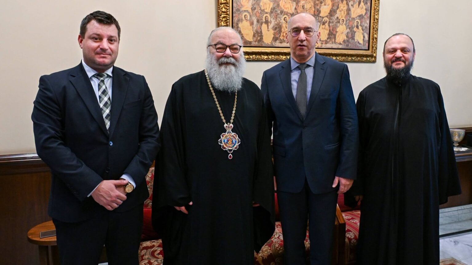 Patriarhul Antiohiei a primit o delegație a Ambasadei României în Siria ...